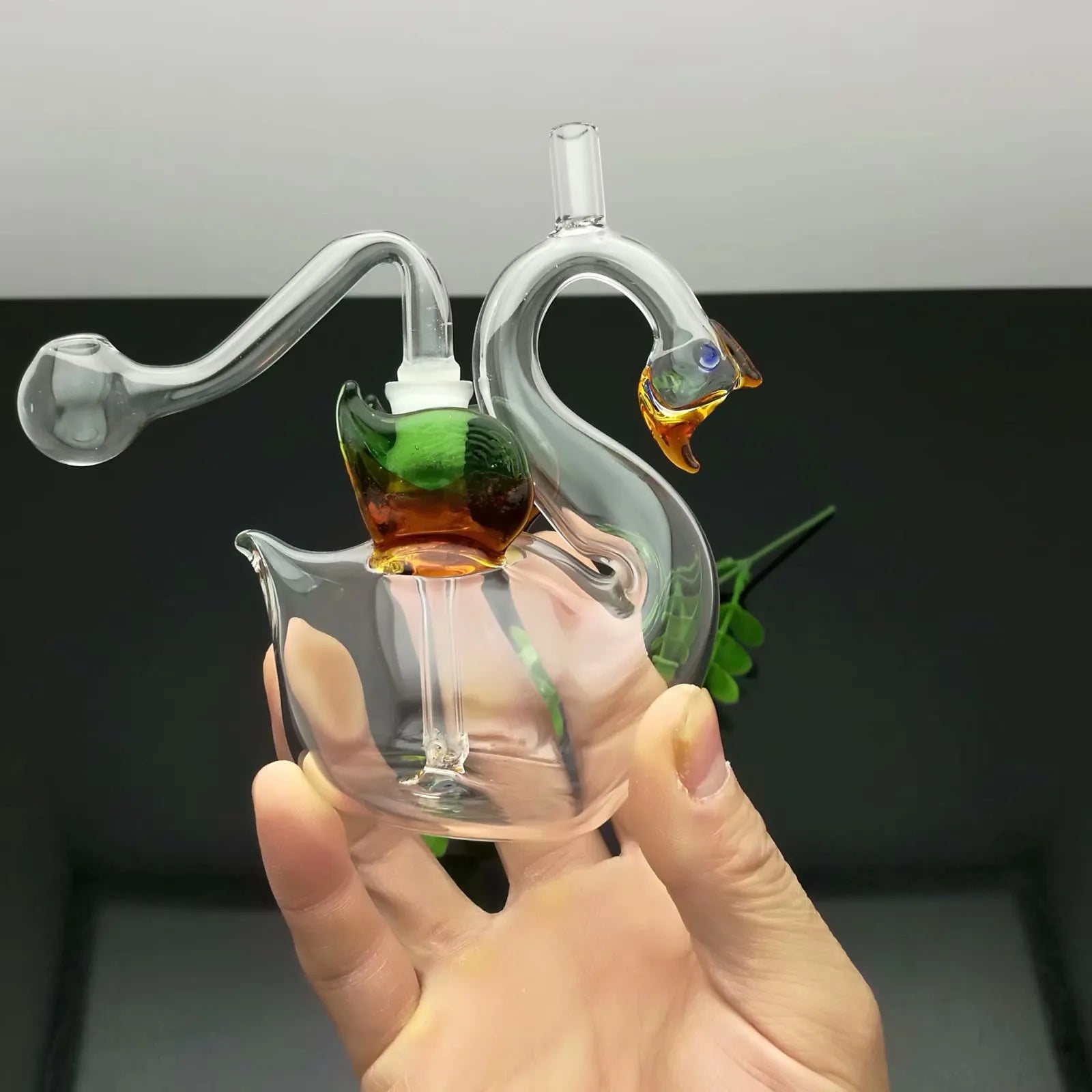 Swan Water Pipe with Banger – Premium Smoking Accessories in Bulk| WP4